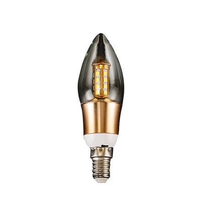 High lumen small screw e12 e14 candle bulb with tail led frost candle bulb smd candle warmer light bulb edison warmer